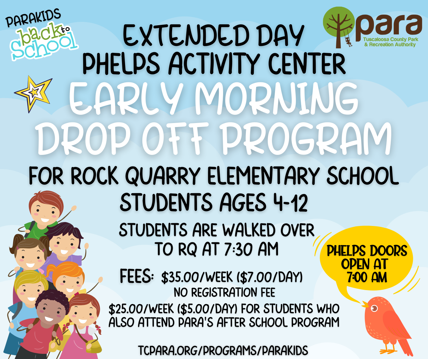 Kids Activities | Tuscaloosa County Parks & Recreation Authority